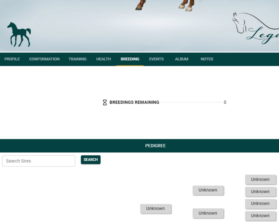 Broodmare Management | Legacy: The Horse Game